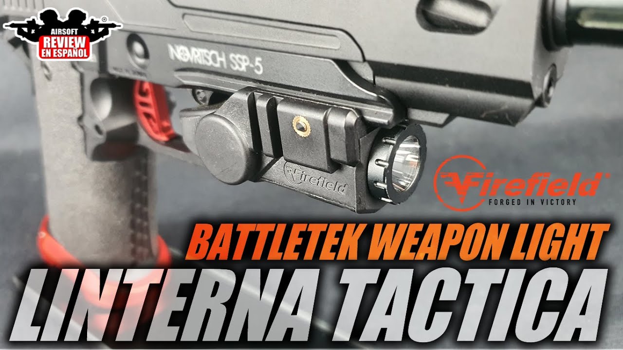 Linterna Táctica 🔦 Firefield Battletek Weapon Light | Airsoft Review en ...