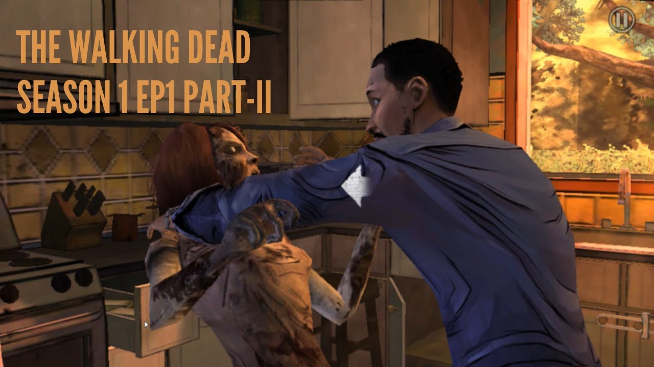 The Walking Dead Season1 Ep1 Part-II | Lee Everett meets Clementine ...
