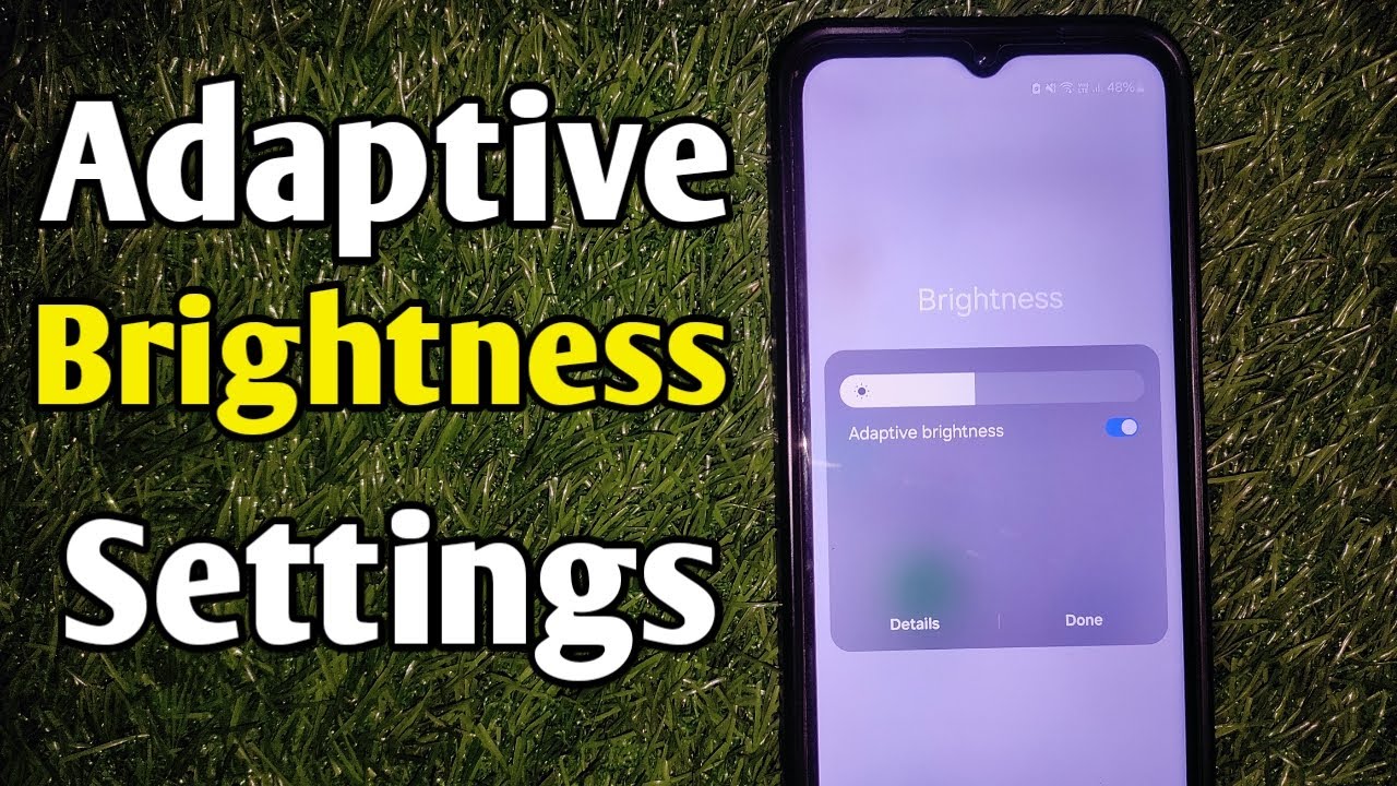 adaptive brightness || adaptive brightness kya hai || adaptive ...