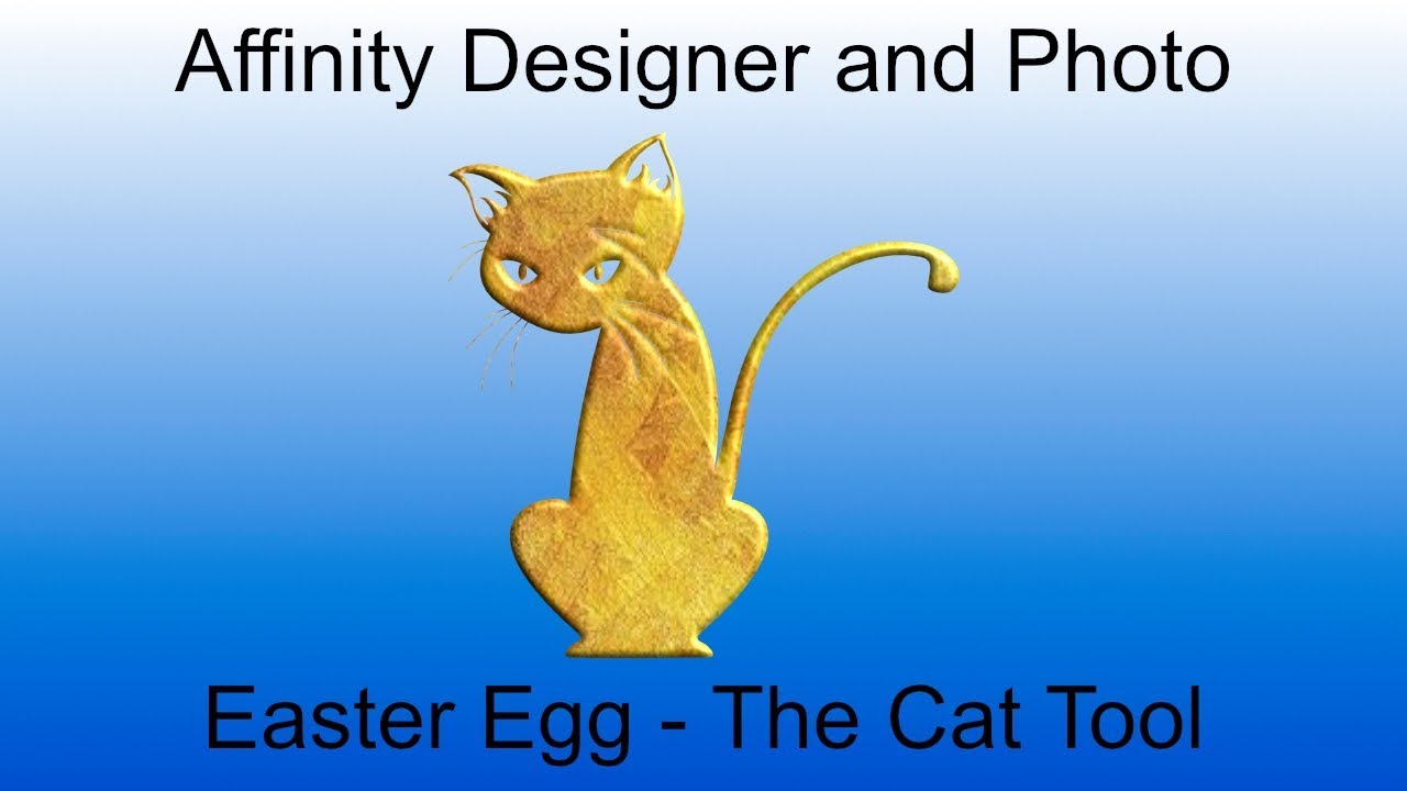Affinity Designer and Photo - Easter Egg - Cat Tool - YouTube