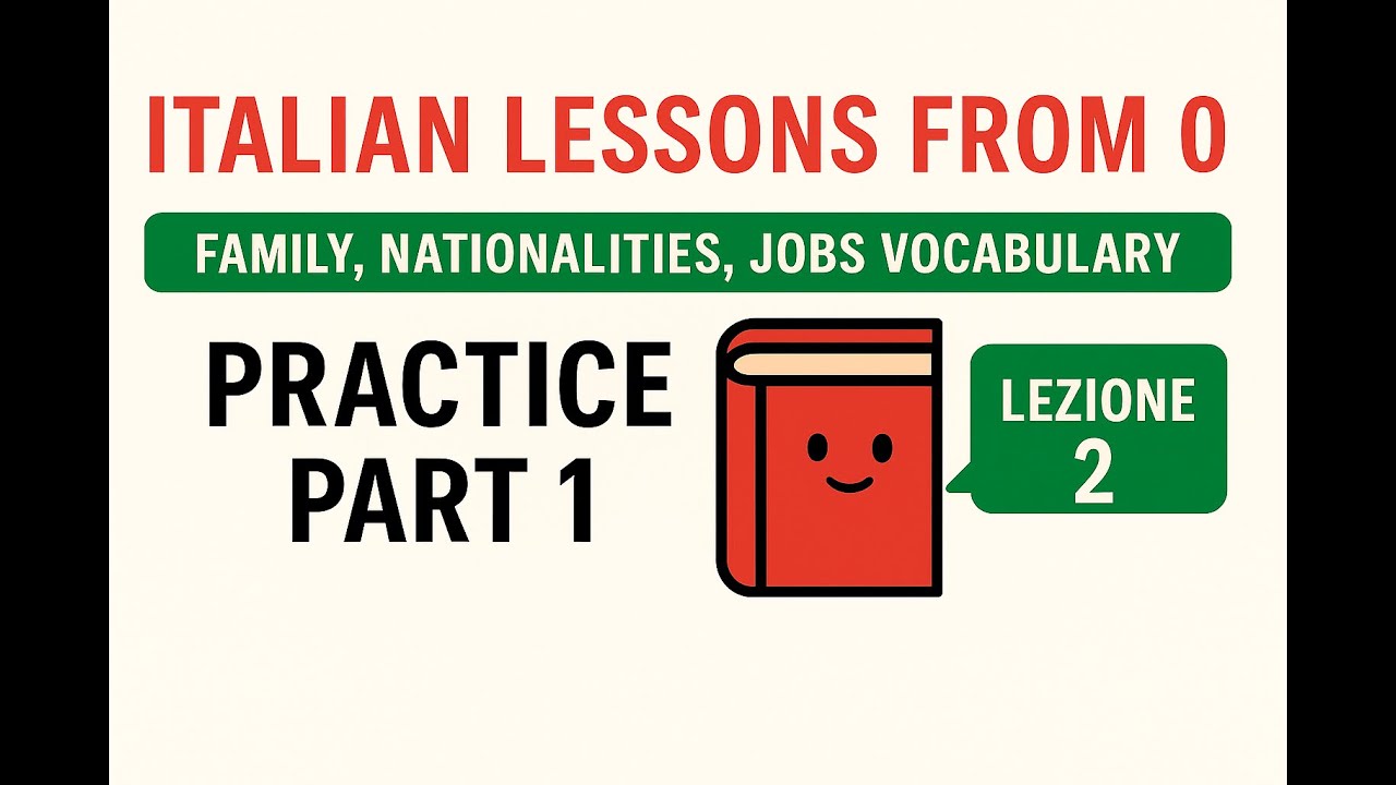 Review Lesson 2 (Part 1) Translate English to Italian (0 to A1 Course ...
