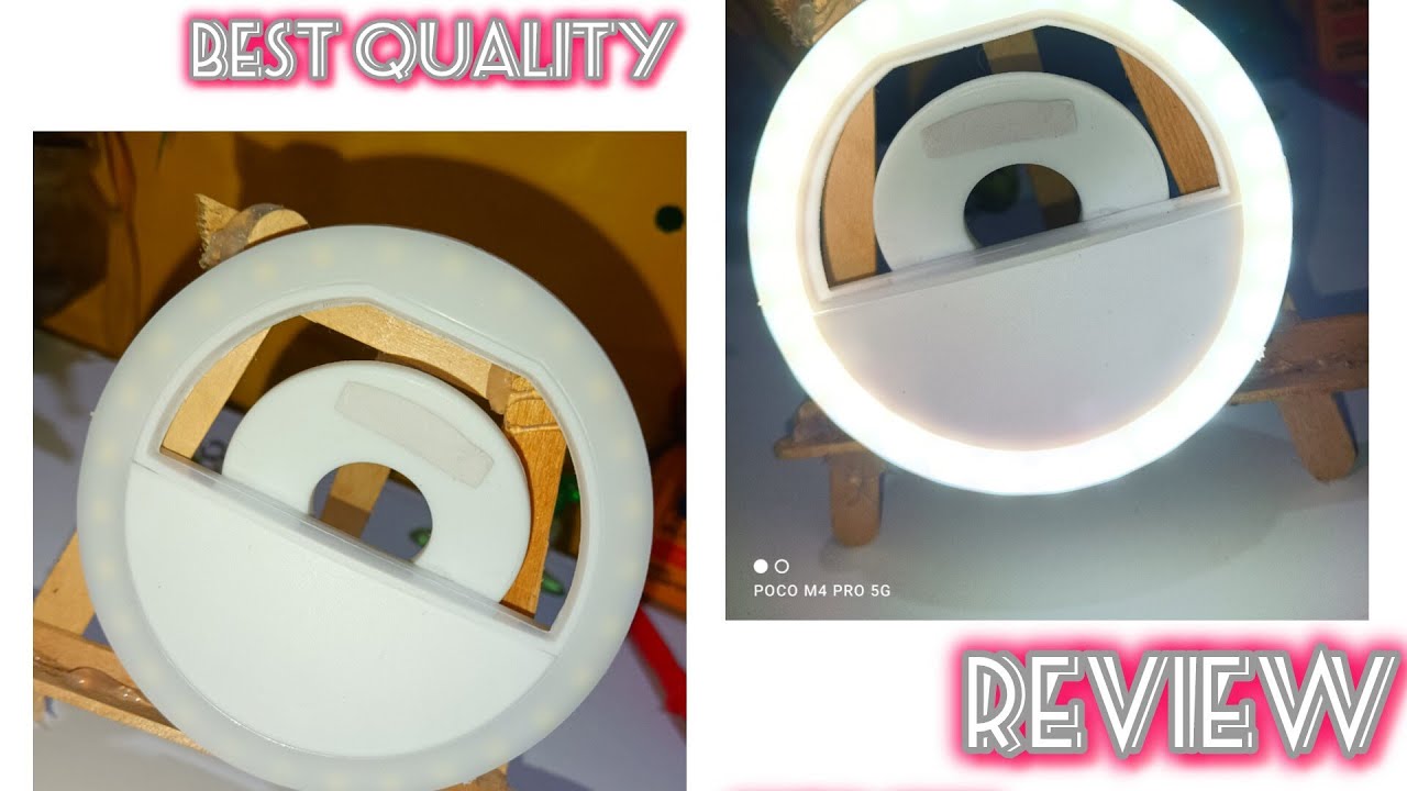 Unboxing best Quality mini ring light || under-199 😱|| Review and tes ...