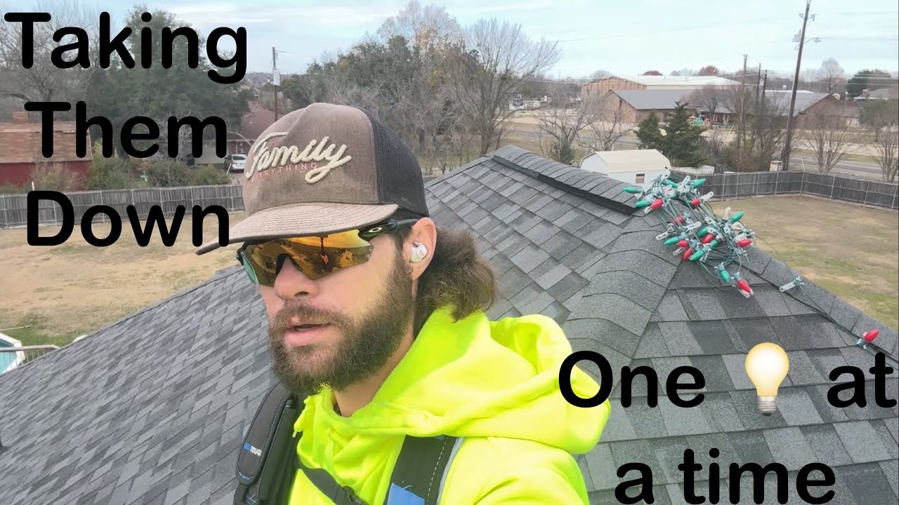 Taking them down!!! One💡at a time... - YouTube