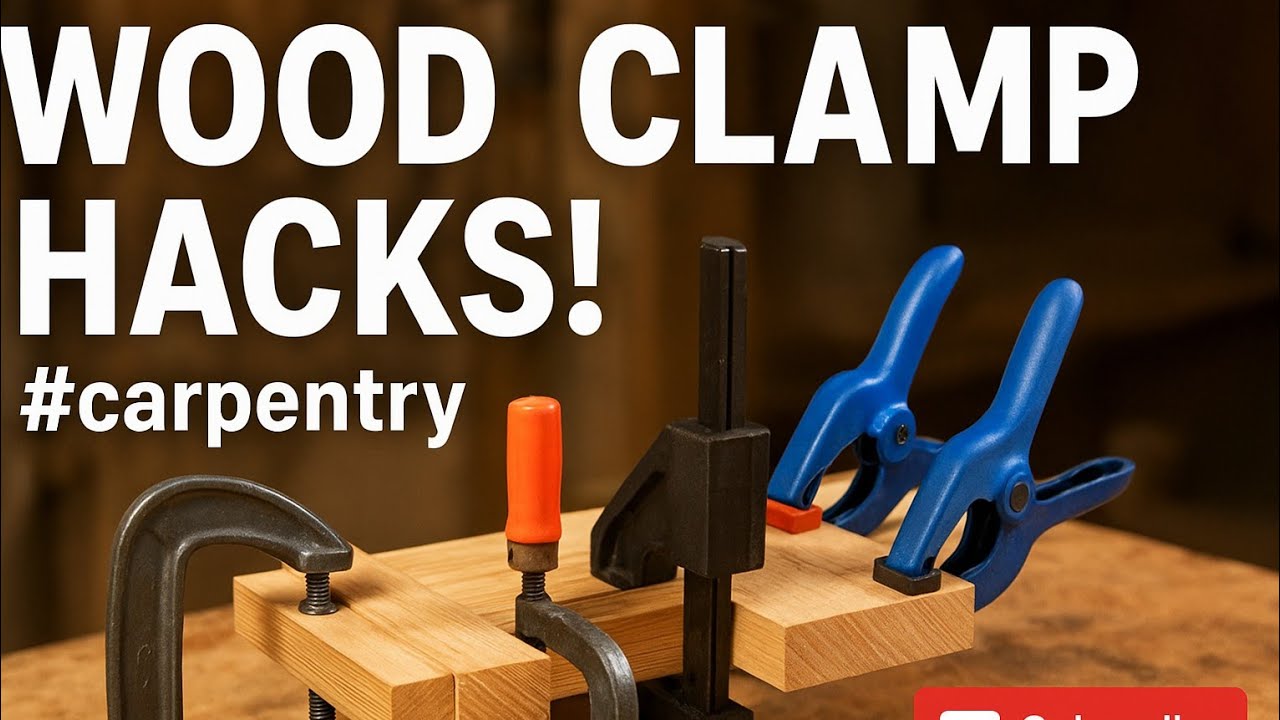 Clever Wood Clamp Hacks to Simplify Your Projects #carpentry - YouTube