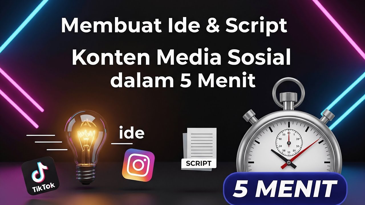 Membuat Ide & Script Konten Media Sosial dalam 5 Menit (Pakai AI Gratis ...