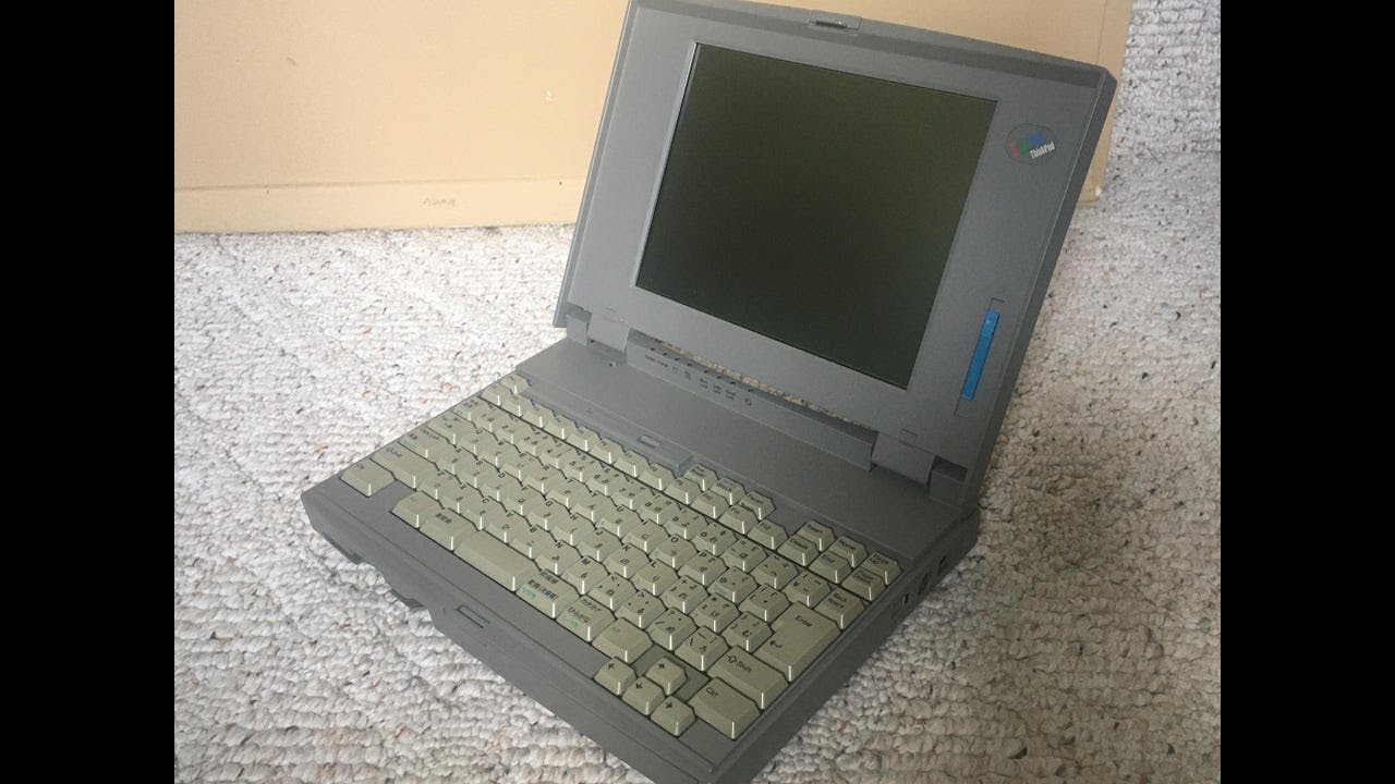 Quick look at a the Grey IBM ThinkPad 330C - YouTube