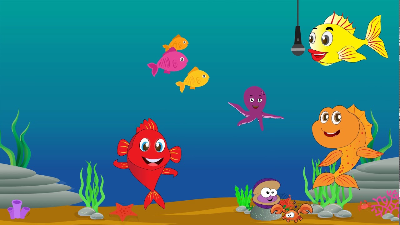 Benny the Blue Fish and Friends Fun Song - YouTube