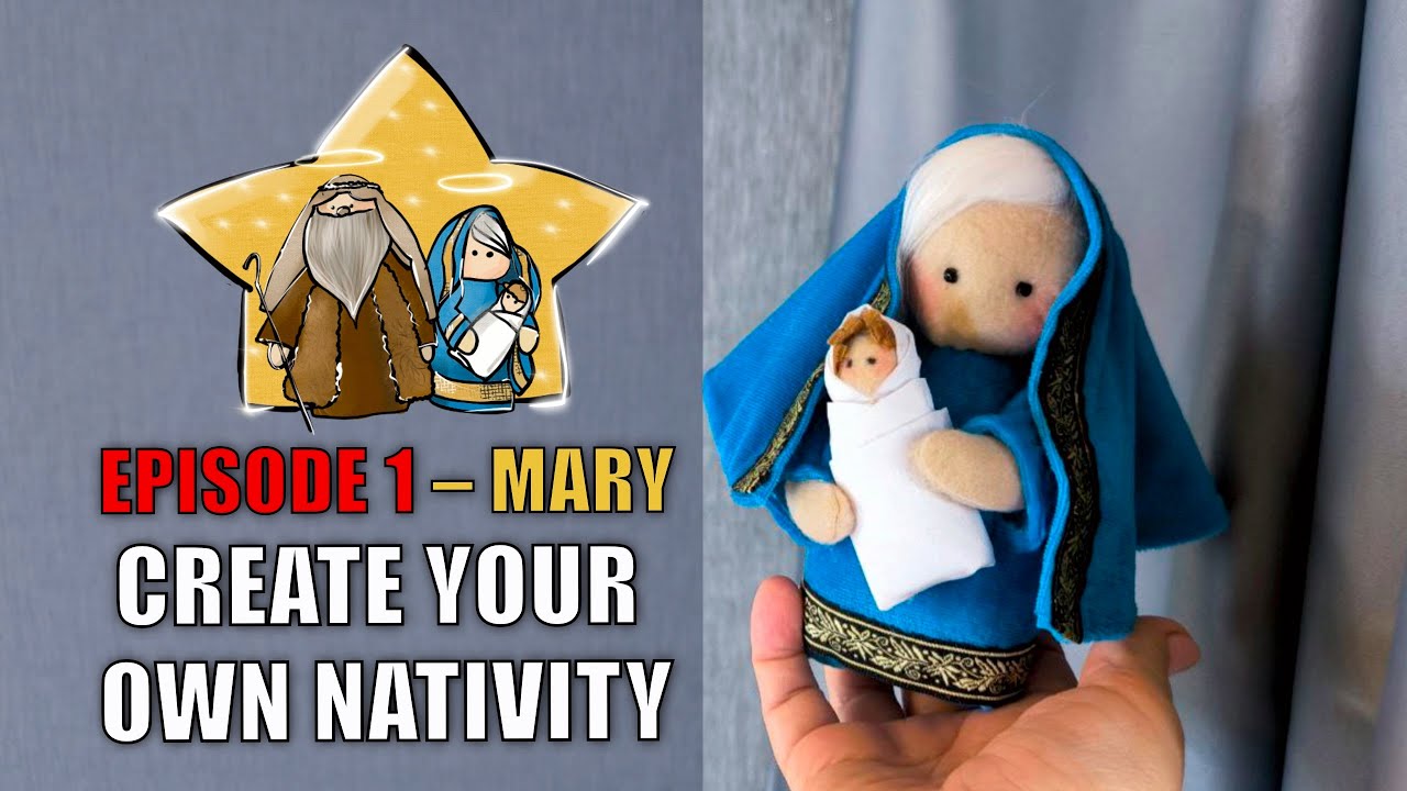 Create Your Own Nativity | Mary, Joseph & Baby Jesus for Christmas ...