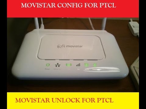Movistar ADSL Router Configuration For PTCL User Movistar BHS-RTA - YouTube