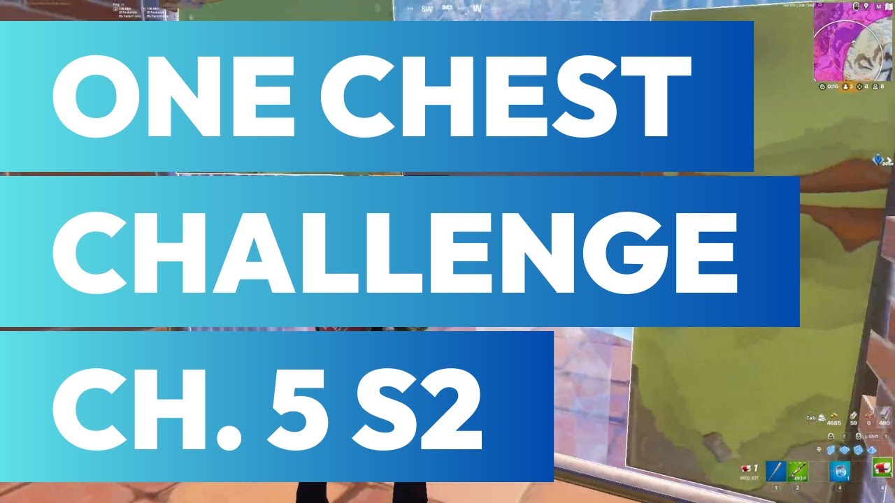 ONE CHEST Challenge in Fortnite Chapter 5 Season 2 - YouTube