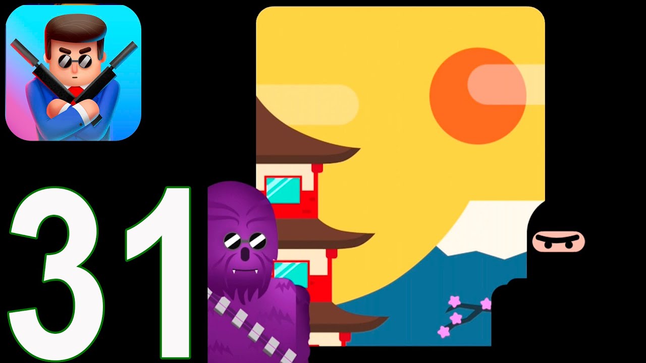 Mr Bullet - Gameplay Walkthrough Part 31 - Hostages lvl 1-24 3 stars ...