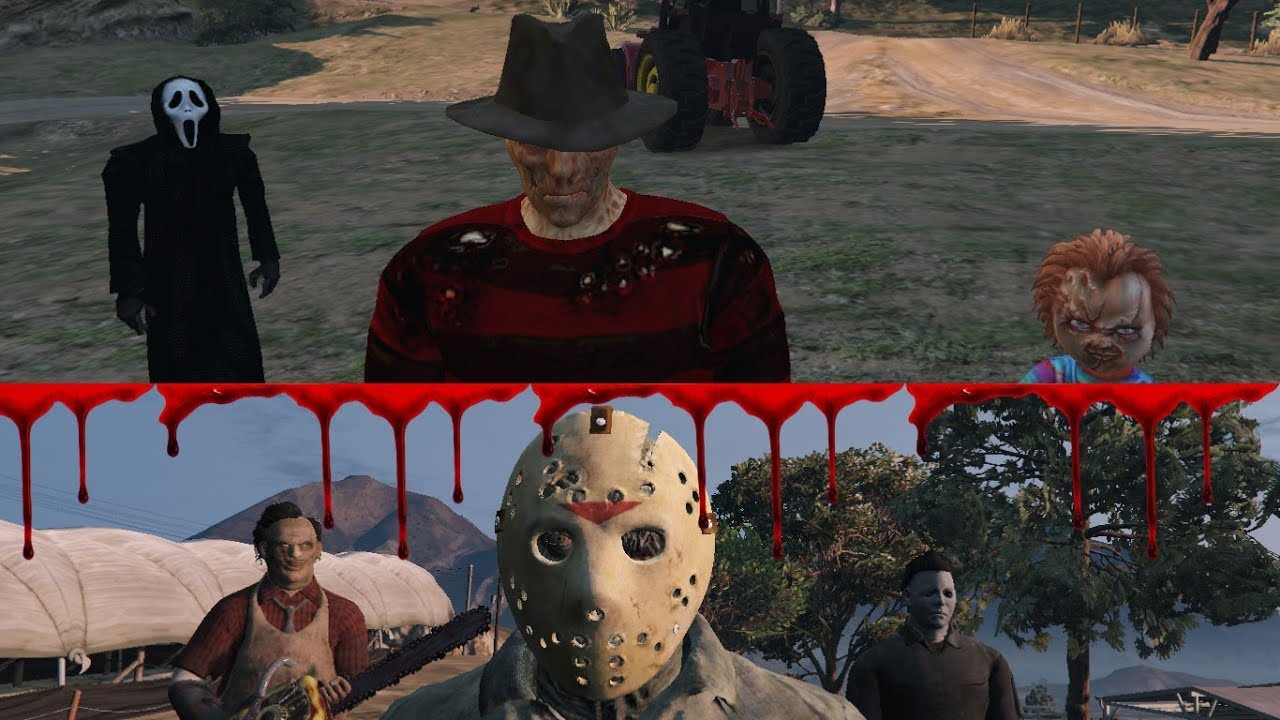 Freddy VS Jason - Civil War (GTA 5) - YouTube