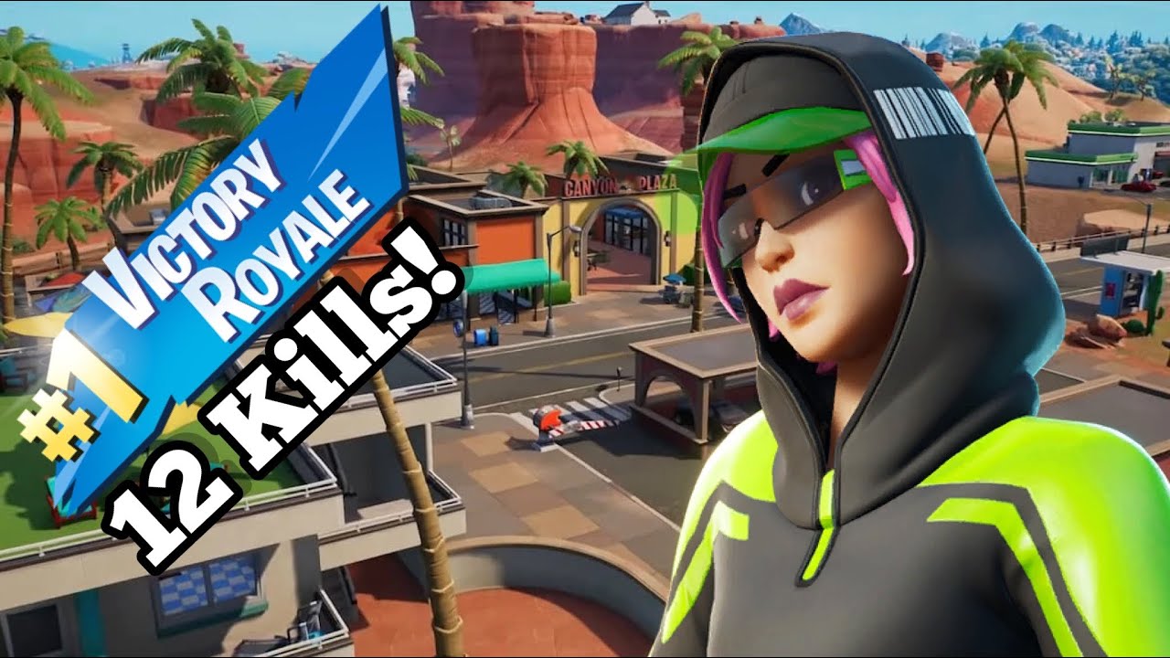 Getting a Win with Every Fortnite Skin (Adeline) - YouTube