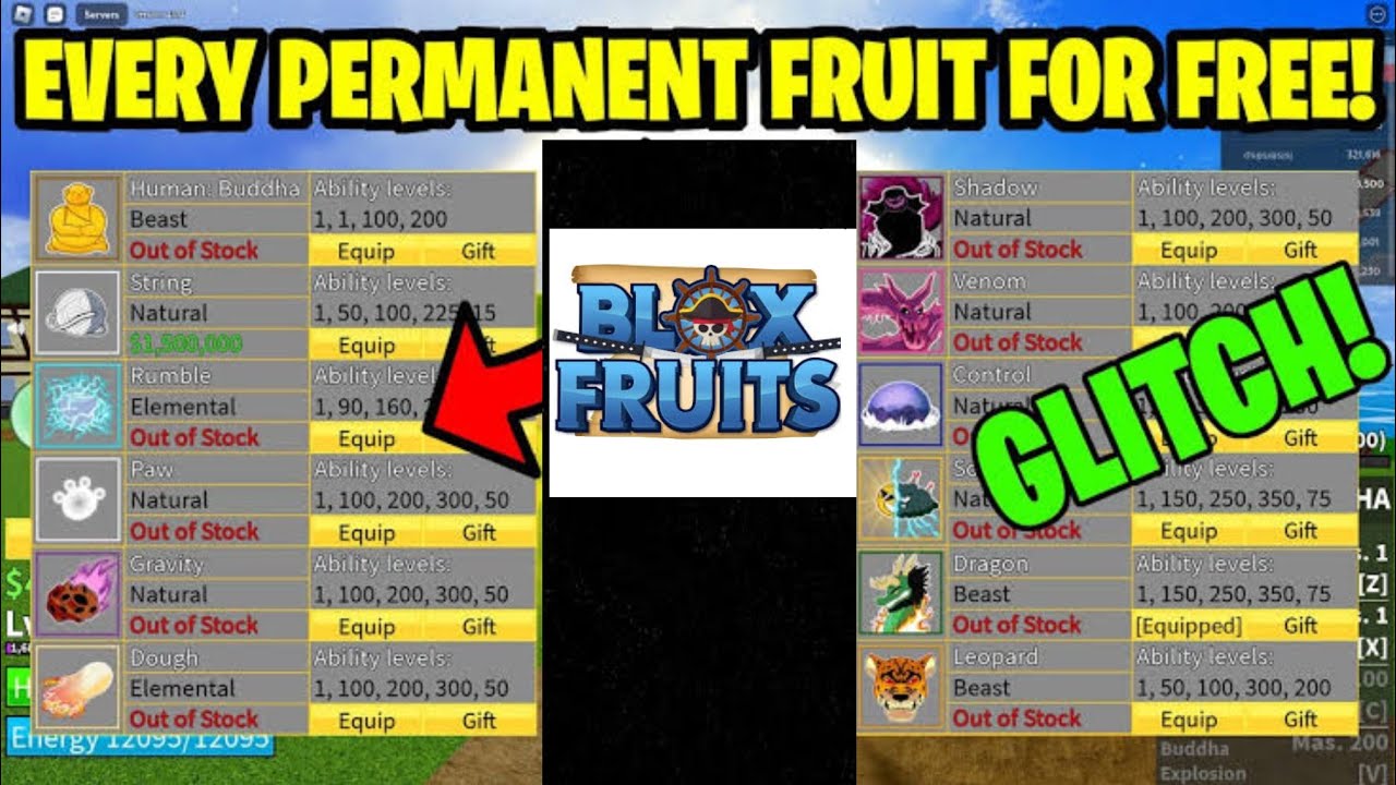 HOW TO GET FREE PERM FRUITS!!!!!! - YouTube