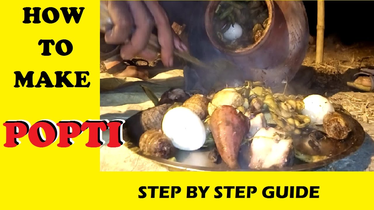 How to Make Popti (Ubadiya) | Step by Step Recipe - YouTube