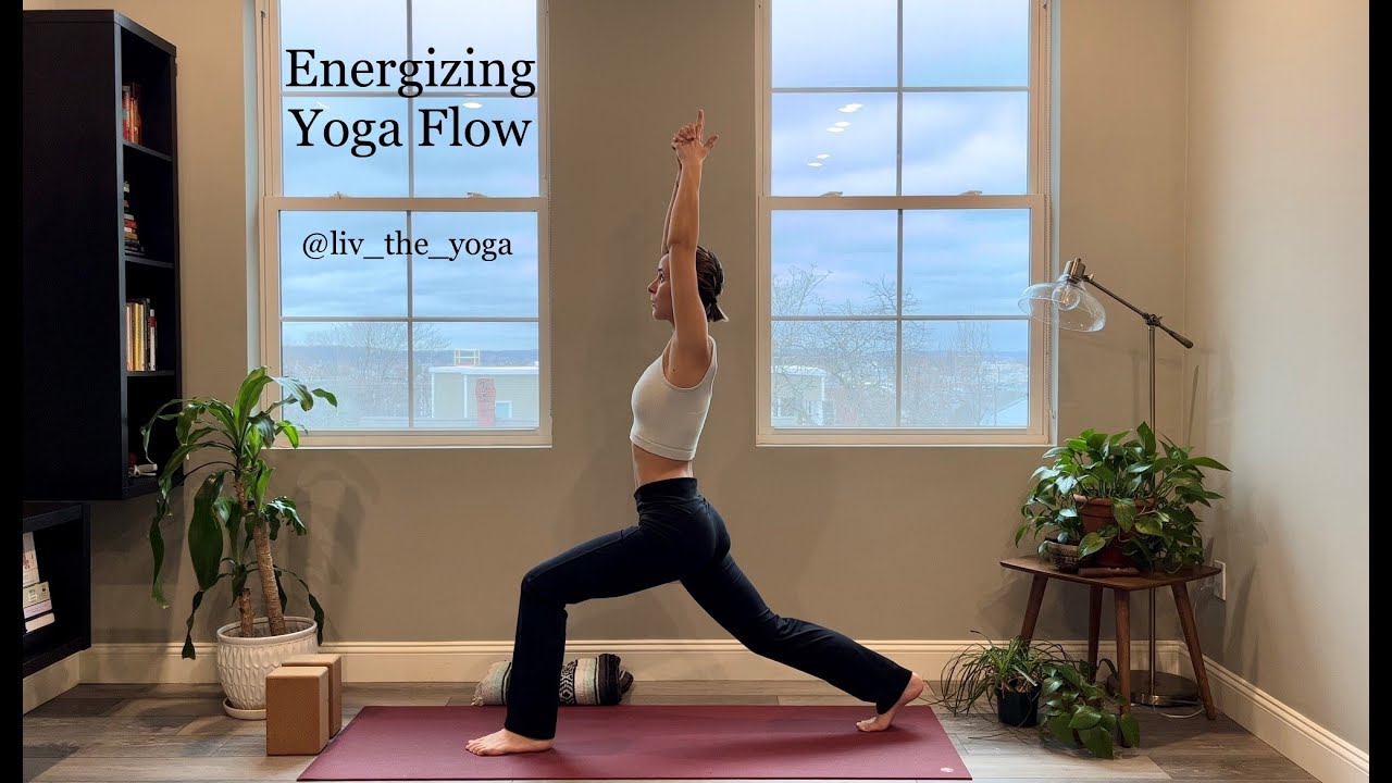 Energizing yoga flow for balance and stability - YouTube