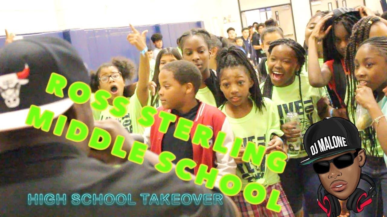 DJ MALONE 93 7 The Beat HIGH SCHOOL TAKEOVER Ross Sterling Middle dj-malone-93-7-the-beat-high-school-takeover-ross-sterling-middle