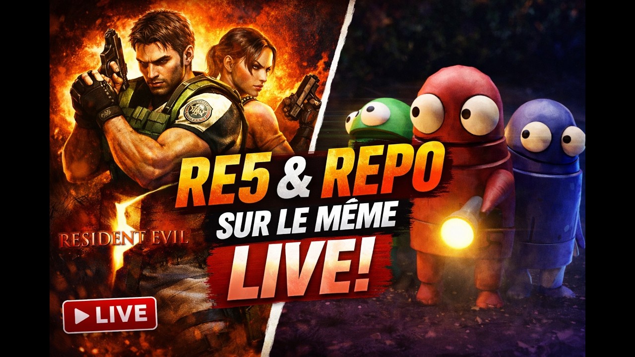 resident evil 5 et repo en même temps (franchement ça clique fort ...