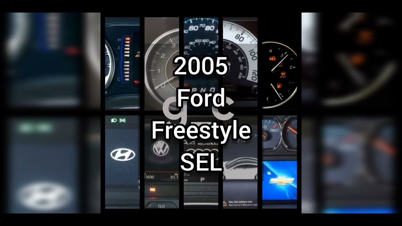 Ford - Freestyle - 2005 - SEL: Gauge / Instrument Cluster Startup ...