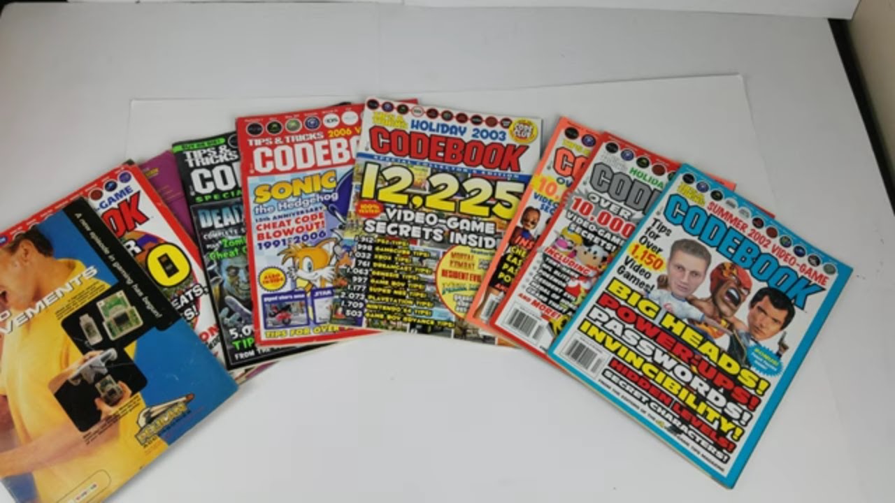 Tips & Tricks Video Game Magazine Codebook Lot of 9 1999-2006 Ebay ...