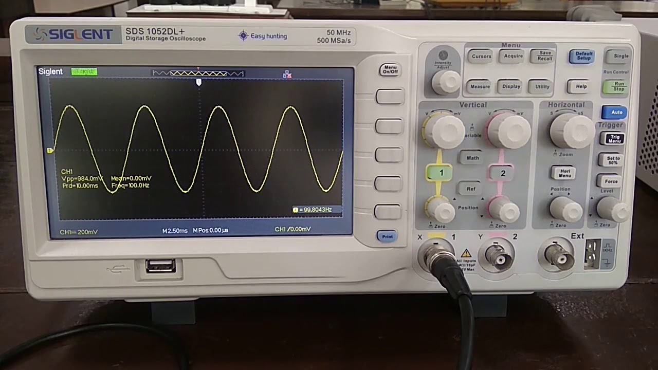 Demonstration of a DSO - YouTube