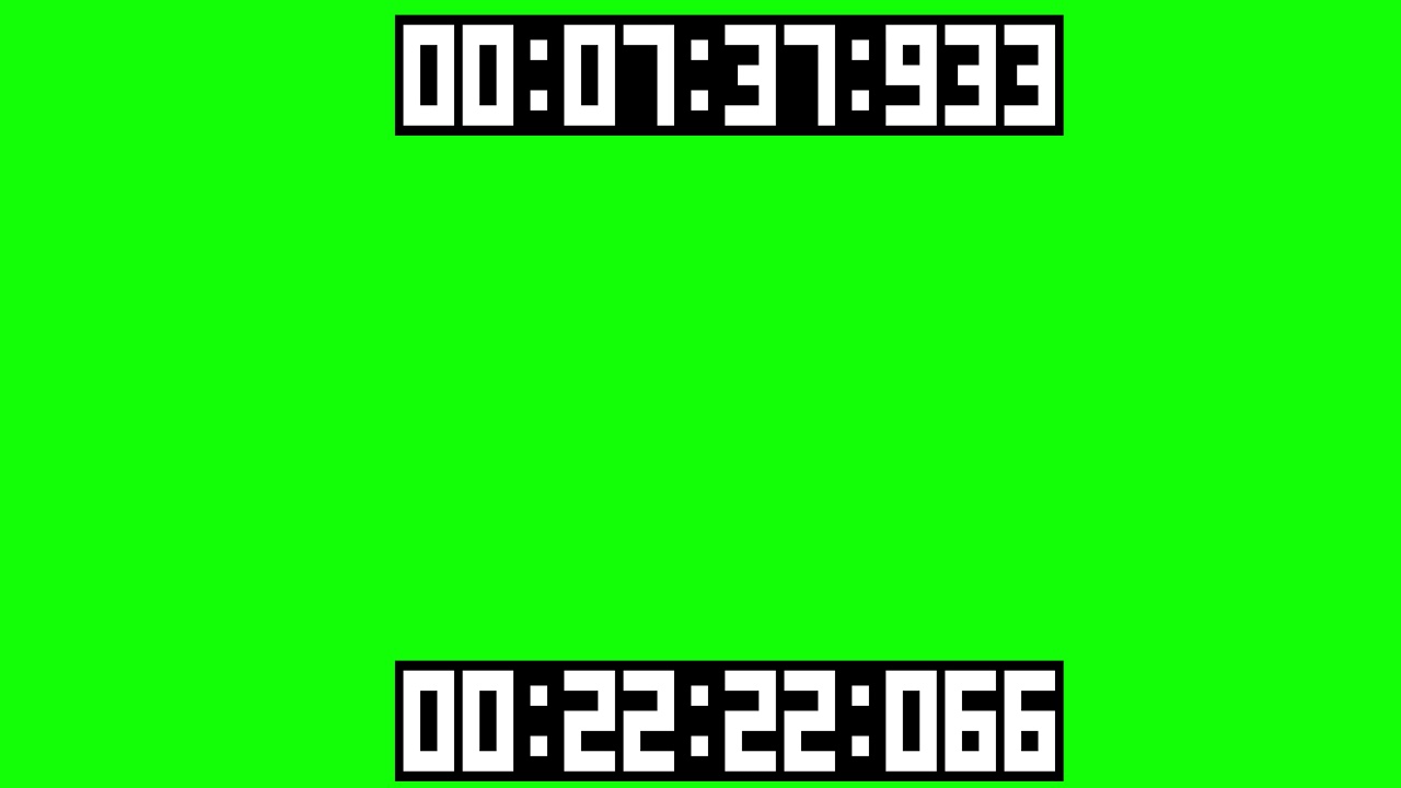 30 Minute Countdown Timer Stop Watch with Green Screen for projects ...