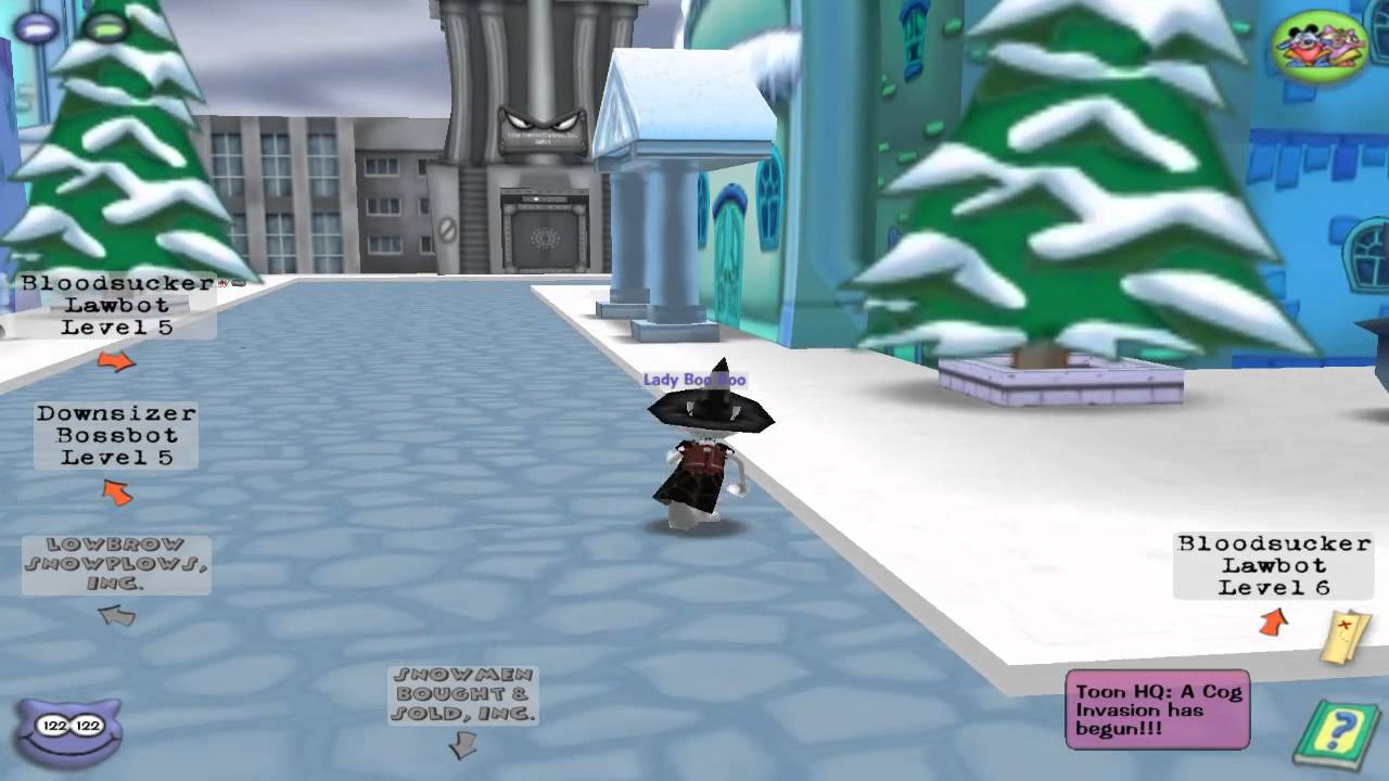 Toontown - Summon A Cog and Building and Invasion - YouTube
