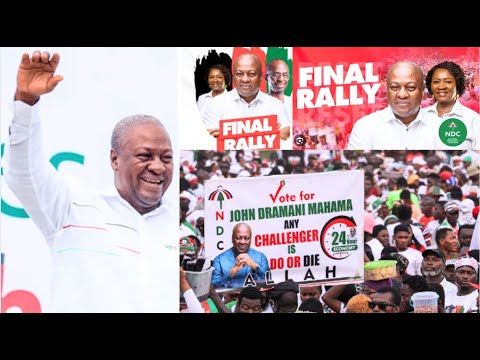 🔥🔥 20,000+NDC Supporters As Draw Massive Crowd Rallies Behind JMD As He ...