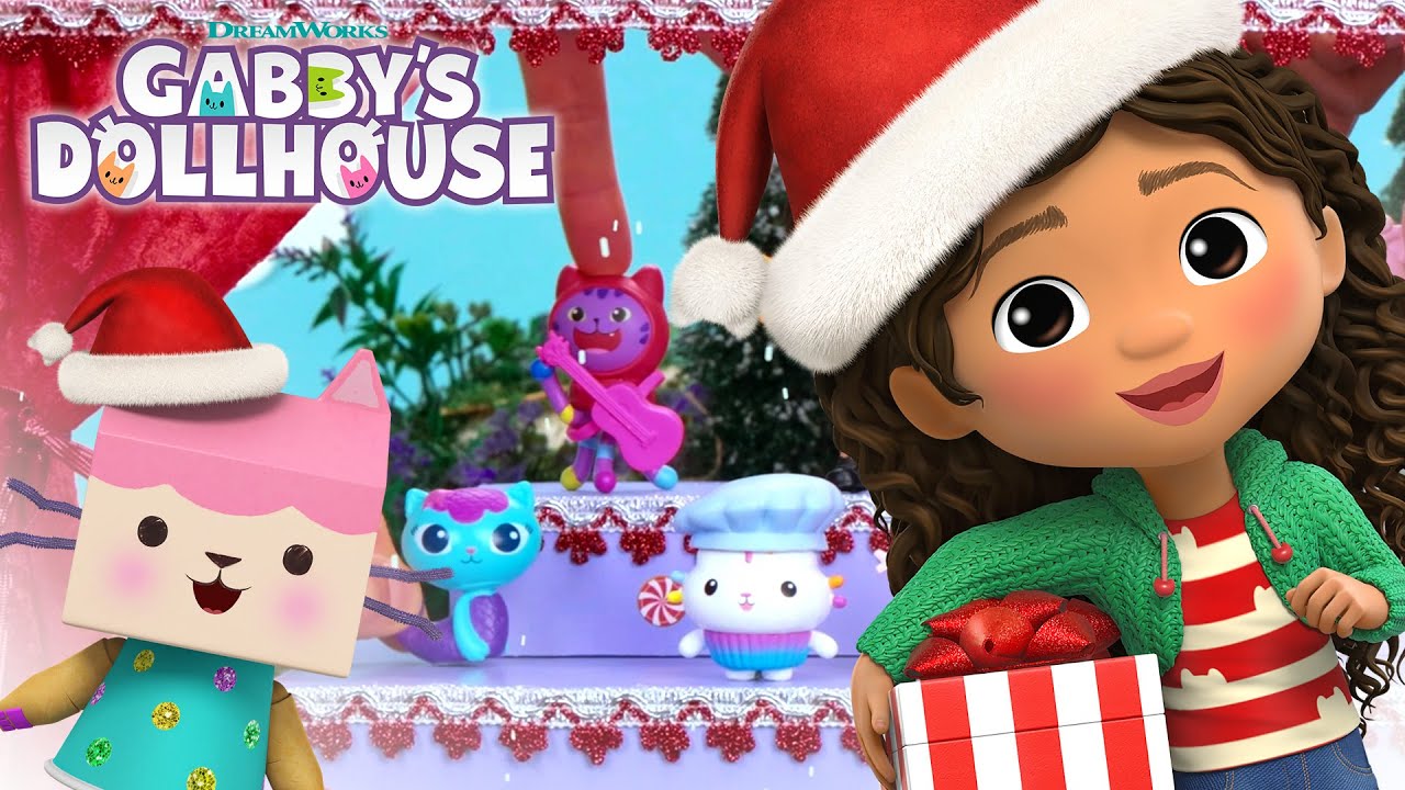 The 12 Days of Meow-Mas | GABBY'S DOLLHOUSE TOY PLAY ADVENTURES - YouTube