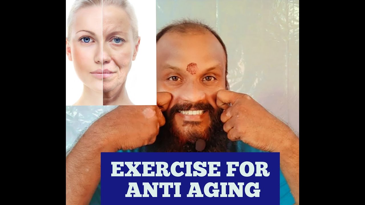 EXERCISE FOR ANTI AGING 10 SIMPLE EXERCISE FOR GLOWING SKIN - YouTube