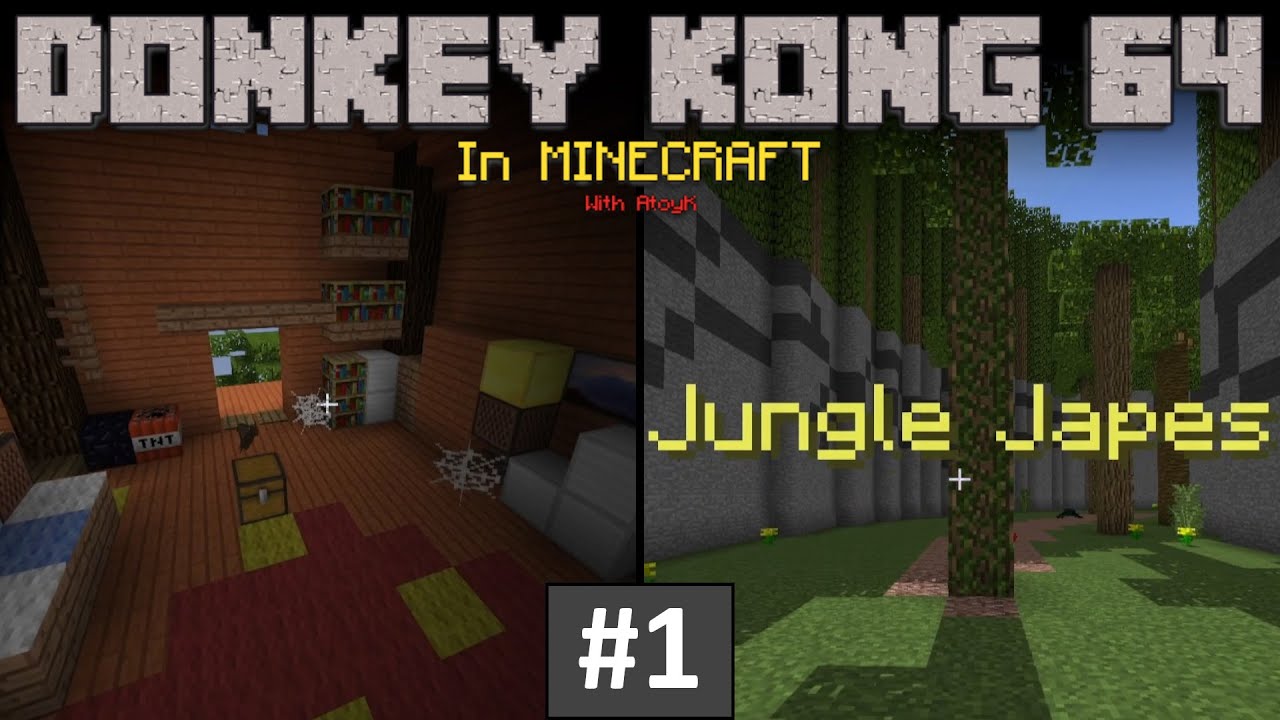 Back in Jungle Japes! - DK64 in Minecraft - Ep 1 - YouTube