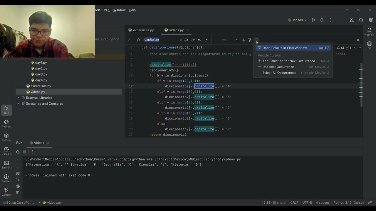 Desarrollando Logica con Python/Ejercicio para practicar pt2 - YouTube