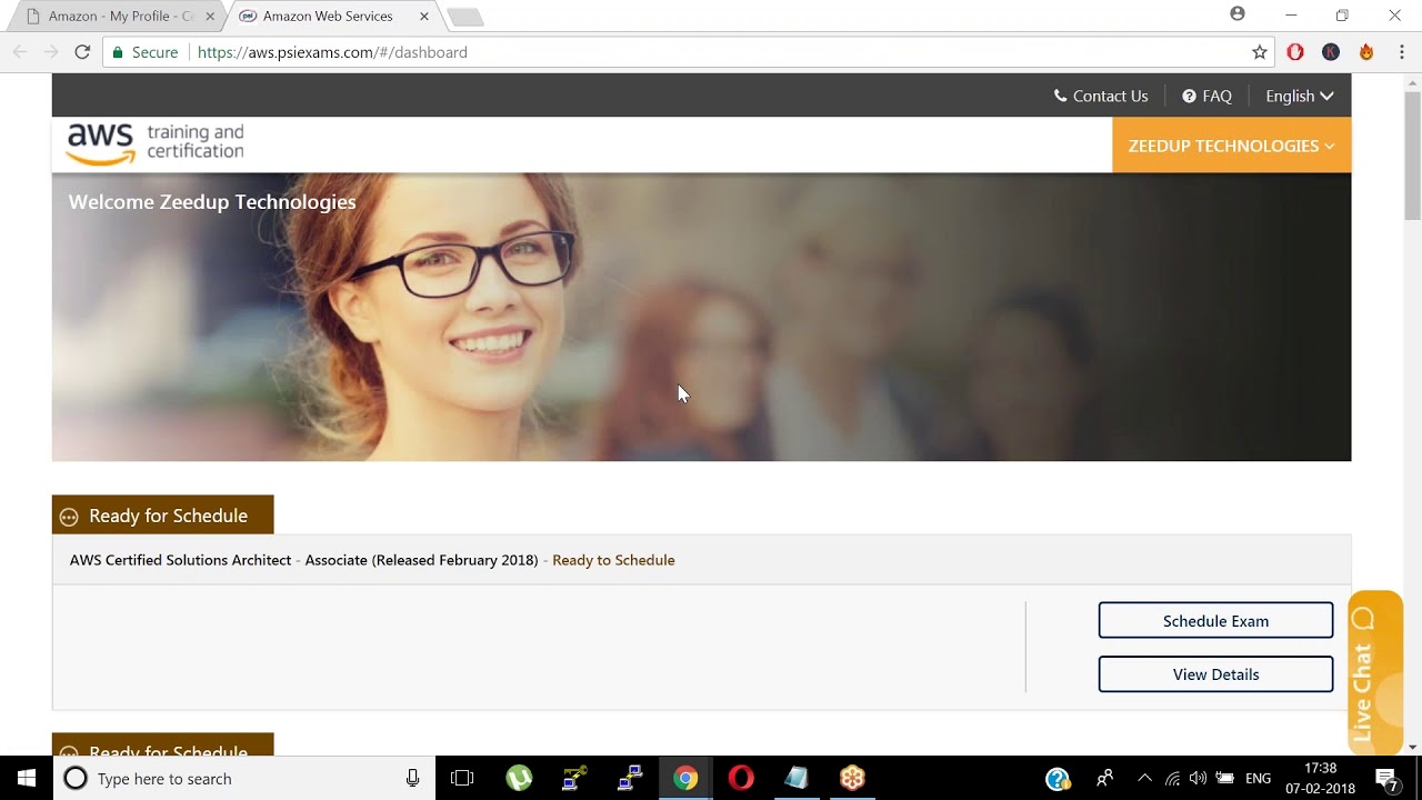 How to Register an AWS Examination - YouTube