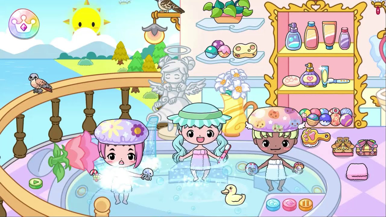 Jibi Land : Princess Castle - Bathroom story - YouTube