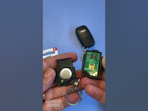 DIY - How to Replace Remote Fob Battery in Audi - YouTube