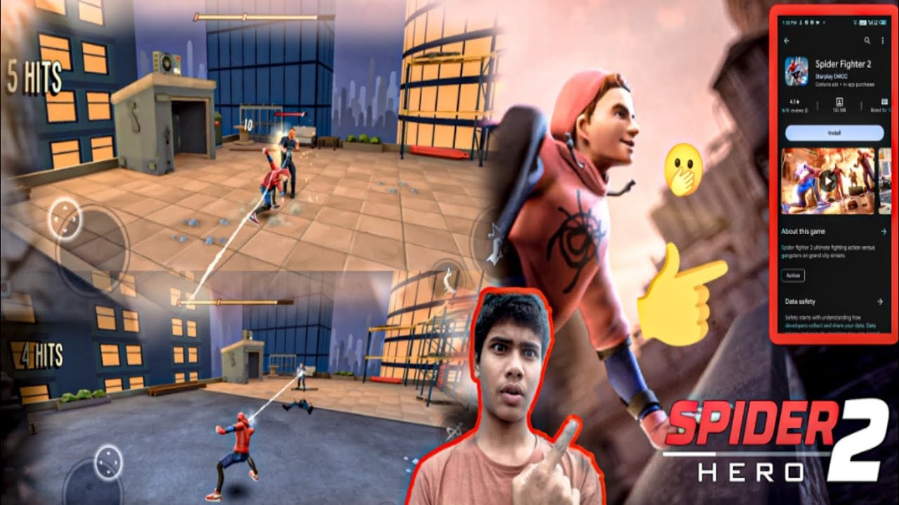How To download Spider Fighter 2 Gameplay | spider fighter 2 android ...
