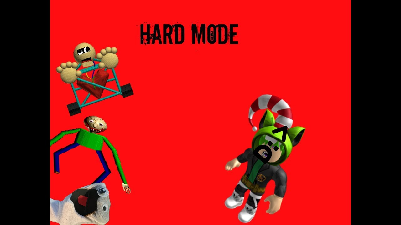 Roblox baldi's basics HARD MODE?! - YouTube