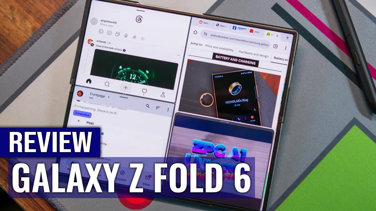 Samsung Galaxy Z Fold 6 Review: Redefining Foldable Phones - YouTube