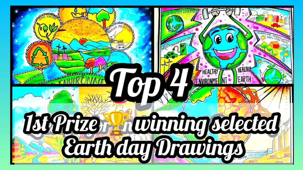 How to draw world environment day poster, Save nature drawing easy ...