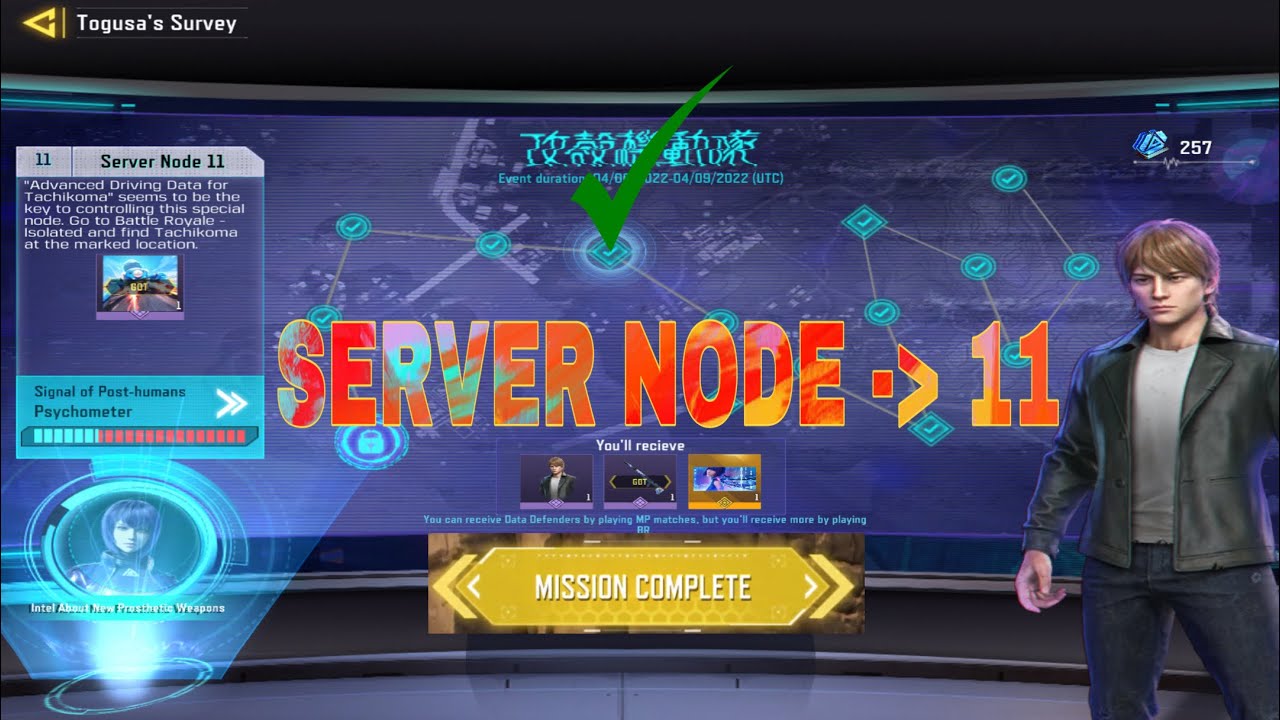 HOW TO COMPLETE TOGUSA’S SERVEY EVENT COD MOBILE | MISSION COMPLETE ...