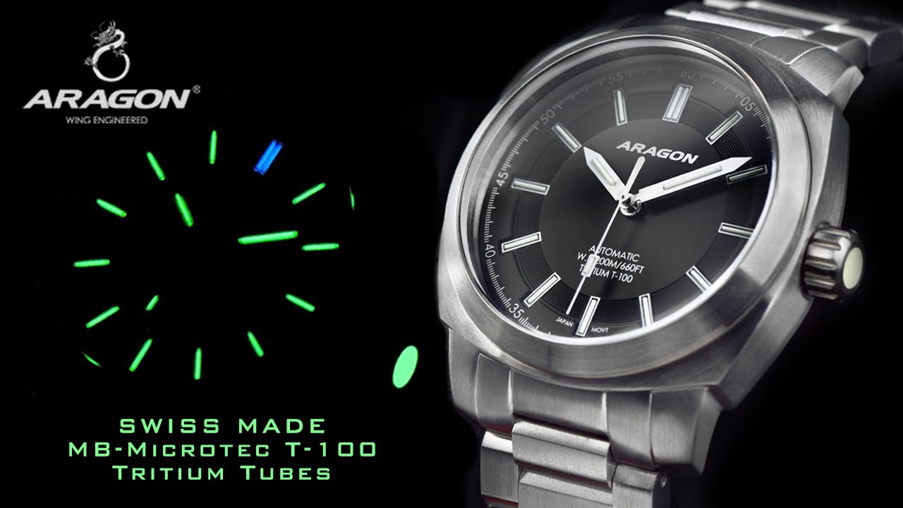 ARAGON® Parma T-100 16 Tubes Tritium Automatic - YouTube