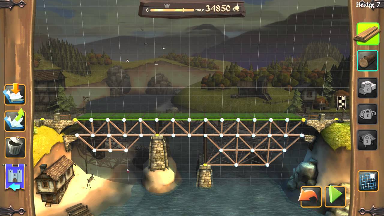 Let's Play BRIDGE CONSTRUCTOR MEDIEVAL on PC #2 - YouTube