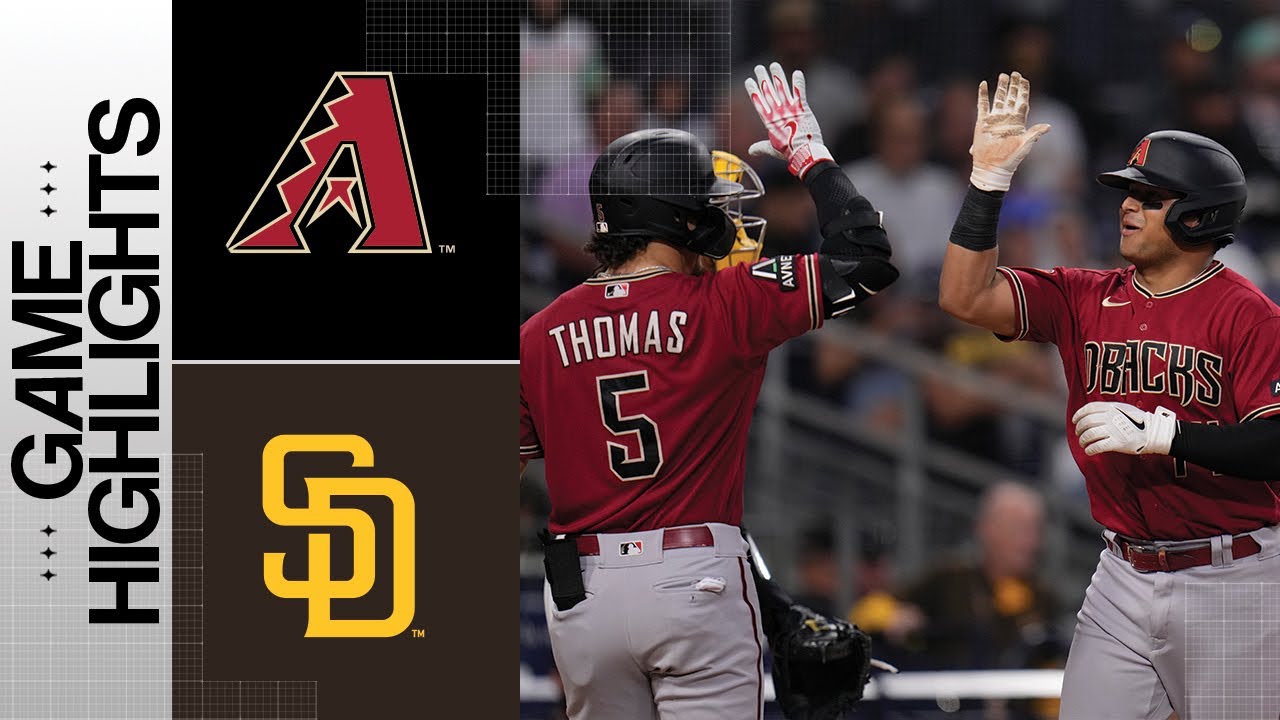 D-backs vs. Padres Game Highlights (8/17/23) | MLB Highlights - YouTube