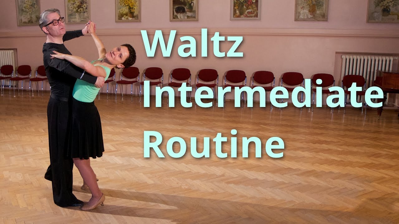 Waltz Intermediate Dance Routine with Weave and Running Finish | Figures - YouTube
