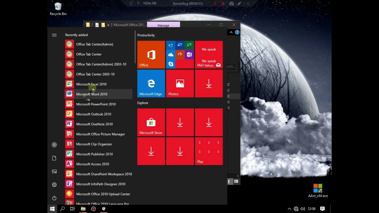Activate Microsoft Office 2010 Update 2020 Full Version - YouTube