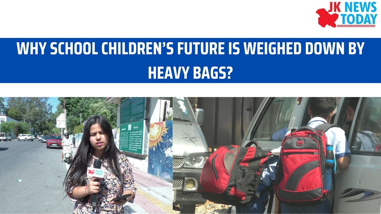 Why school children’s future is weighed down by heavy bags? | JK News ...