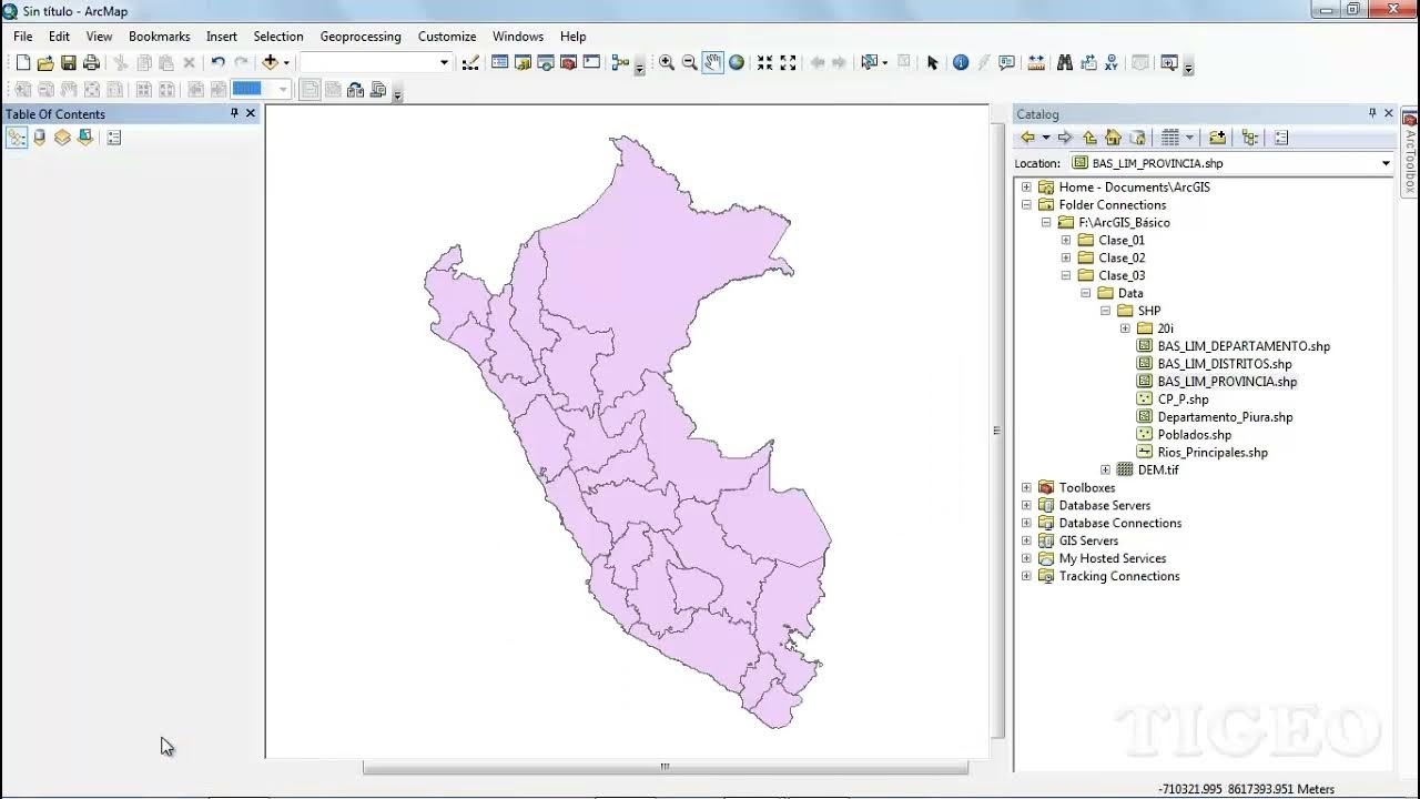 Configuración de Sistemas de Coordenadas en ArcMap - Cap 2-01 - YouTube