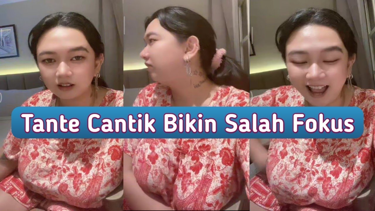 Tante Cantik Pemersatu Bangsa Live Di Tik Tok - YouTube
