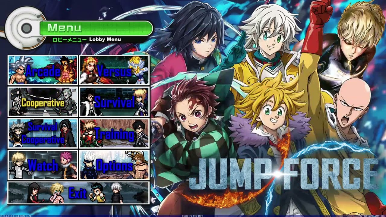 JUMP FORCE MUGEN V14 – A MELHOR ATUALIZAÇÃO DE TODAS - YouTube
