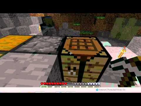 Minecraft How to make a stone sword, pickaxe, and an axe - YouTube